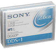 Sony DG60P 4mm DDS-1 Data Backup Tape – Tape4Backup (K&F Associates LLC)