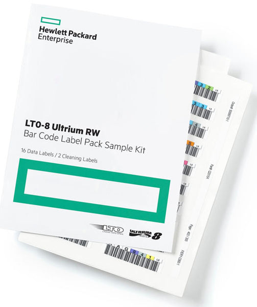 HPE LTO-8 Ultrium RW Bar Code Label Pack – Tape4Backup (K&F Associates LLC)