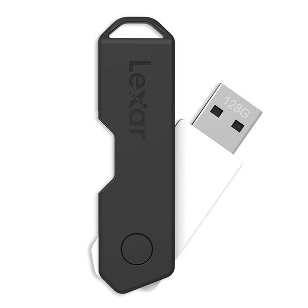 Lexar, 128GB JumpDrive, TwistTurn2, USB 2.0, Flash Drive, Black ...