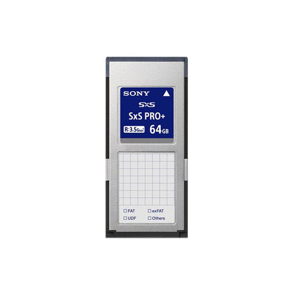 Sony SxS PRO Memory Card, 64GB Read 440MB/s, Write 410MB/s ...