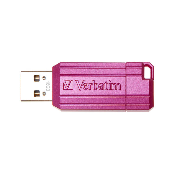 Verbatim Store Pinnstripe USB Flash Drive, 49067, 16GB, Pink ...